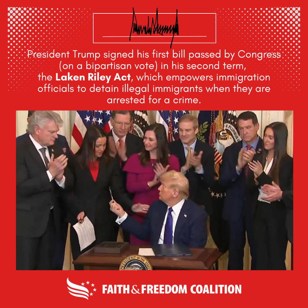 Statement by Ralph Reed on President Trump Signing the Laken Riley Act ...